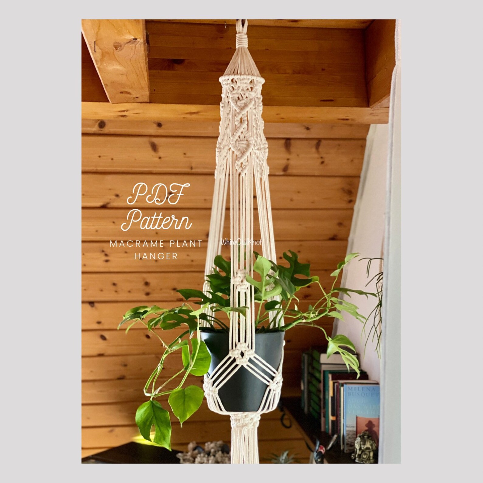 DIY Macrame Plant Hanger PDF Pattern Macramé Pattern - Etsy