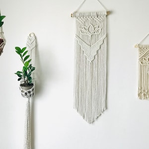 PDF Pattern Lotus Flower Macrame Wall Hanging, Macrame for BEGINNER ...