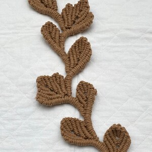 Macrame Pattern: Create Stunning Macrame Branch With Leaves for You Own ...