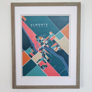 ALMONTE Instant Download Artwork Print, Map Art, Art Print, Almonte ...