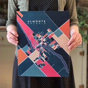 ALMONTE Instant Download Artwork Print, Map Art, Art Print, Almonte ...