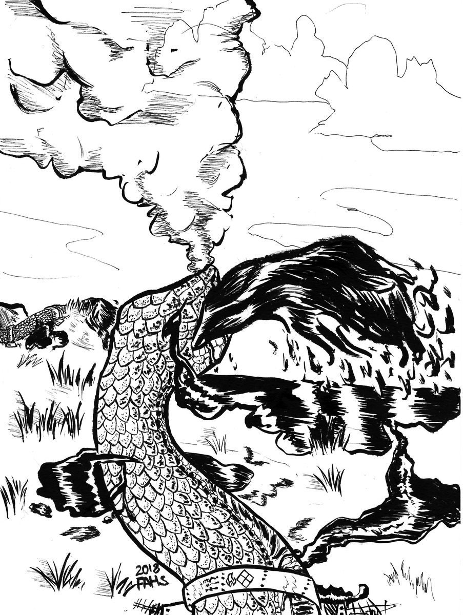 Illustration black Snakes Bleed Anti-dapl Art | Etsy