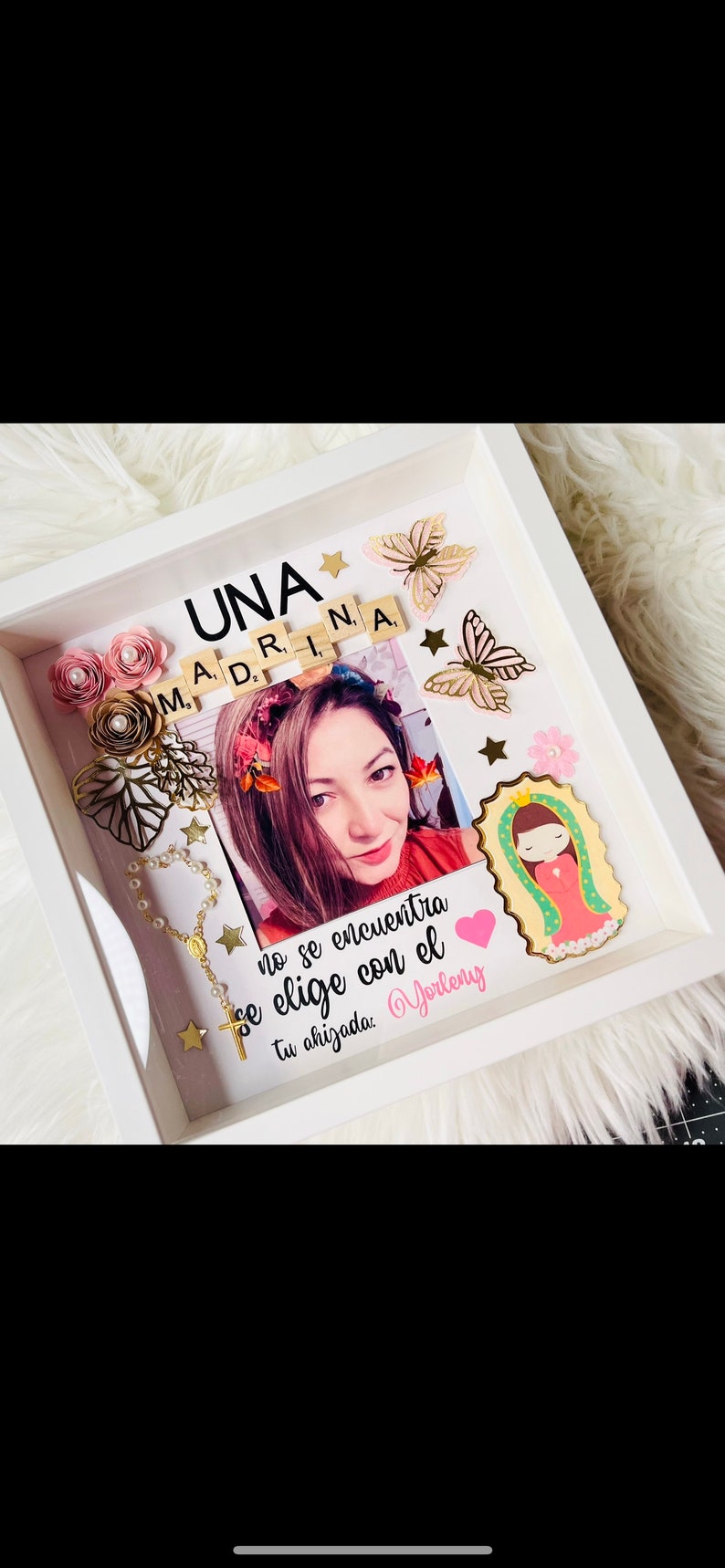 Shadow Box Padrinos, Madrina, Padrino - Etsy