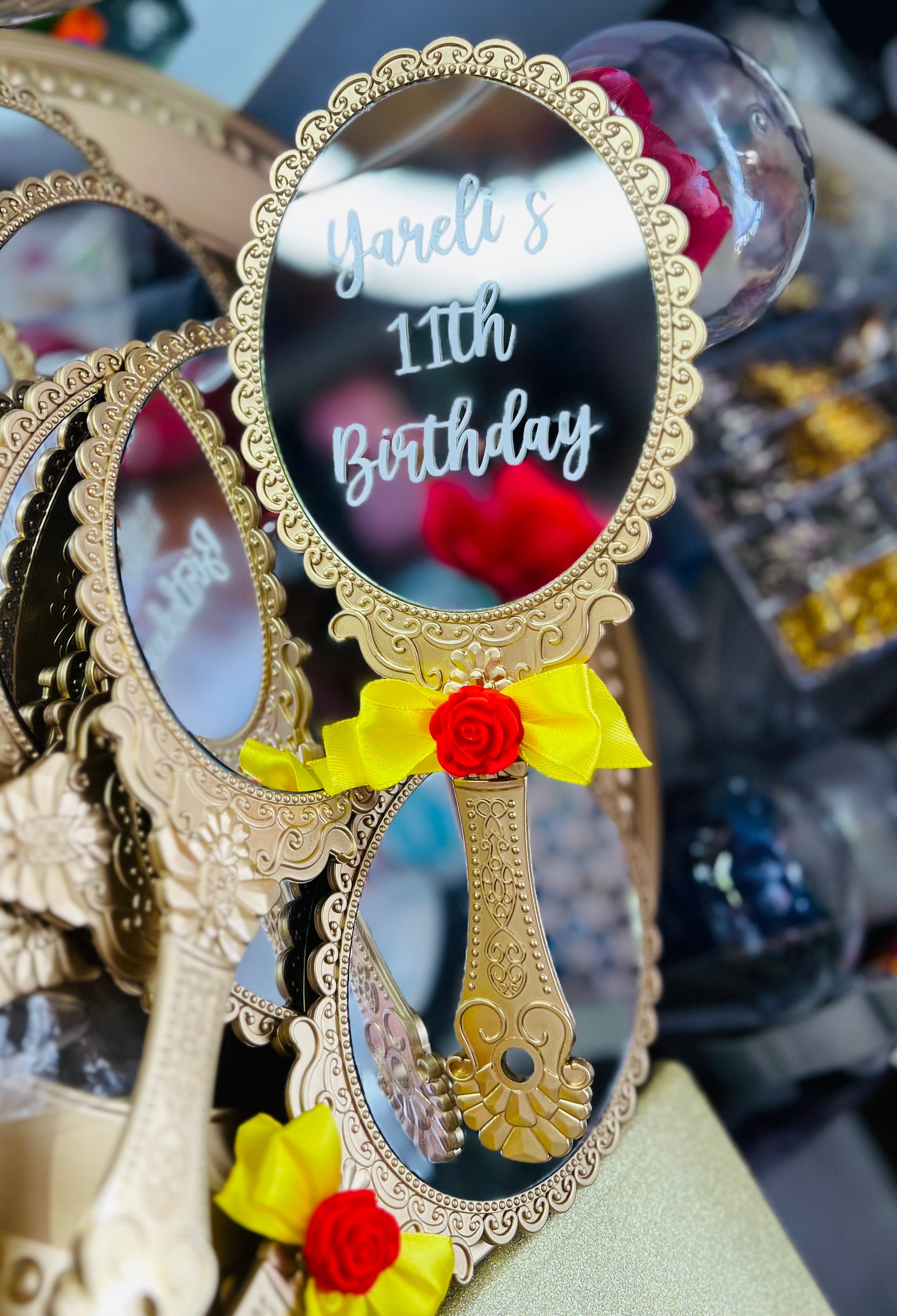 Princess Mirror Invitation, Fairy Princess Invitation, Magical Princess ...