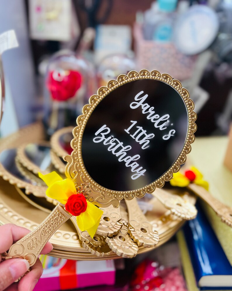 Princess Mirror Invitation, Fairy Princess Invitation, Magical Princess ...