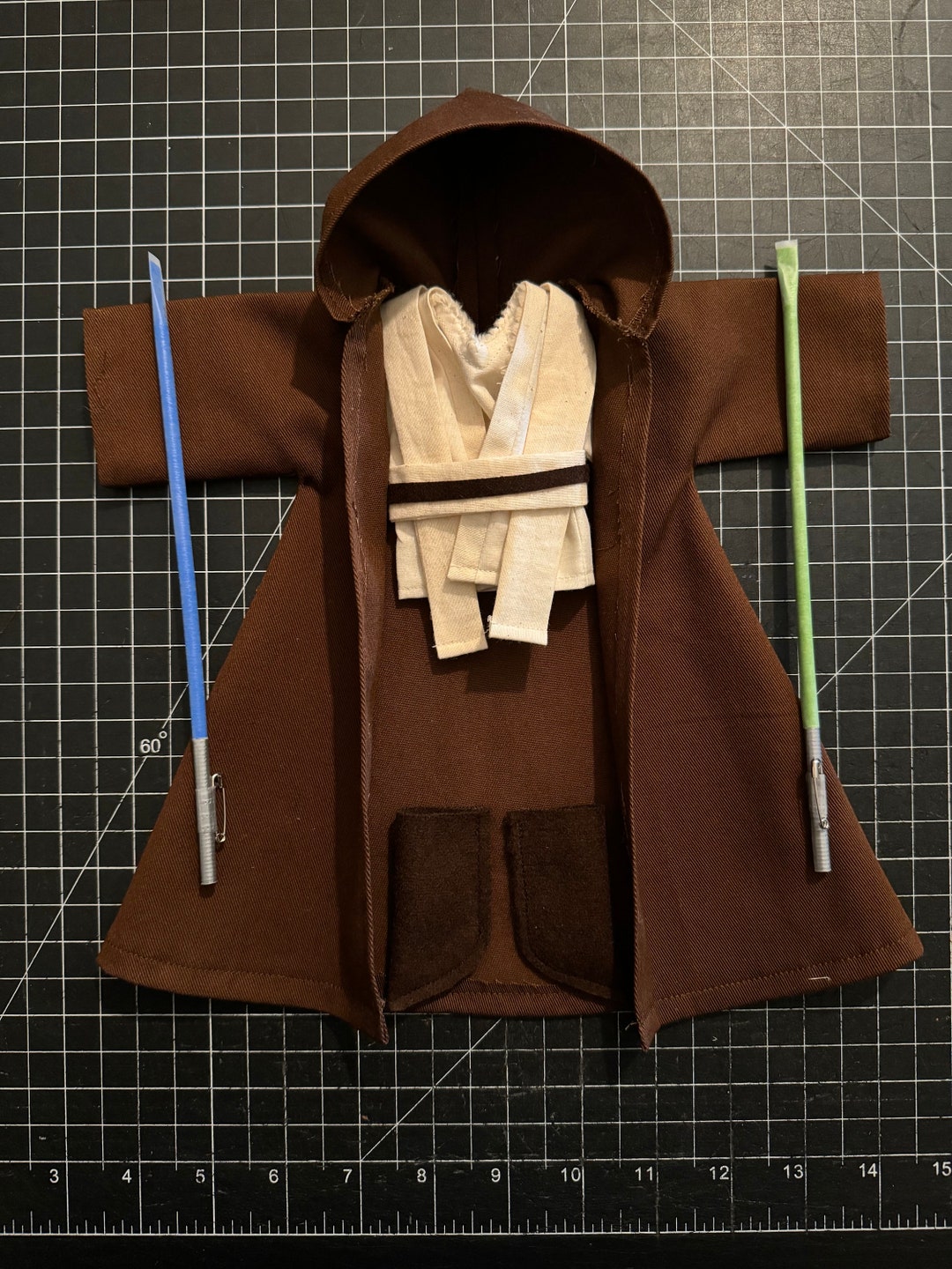 Elf Costume Clothes, Doll Outfit, Robe, Lightsaber, Sword, Boots, Space ...