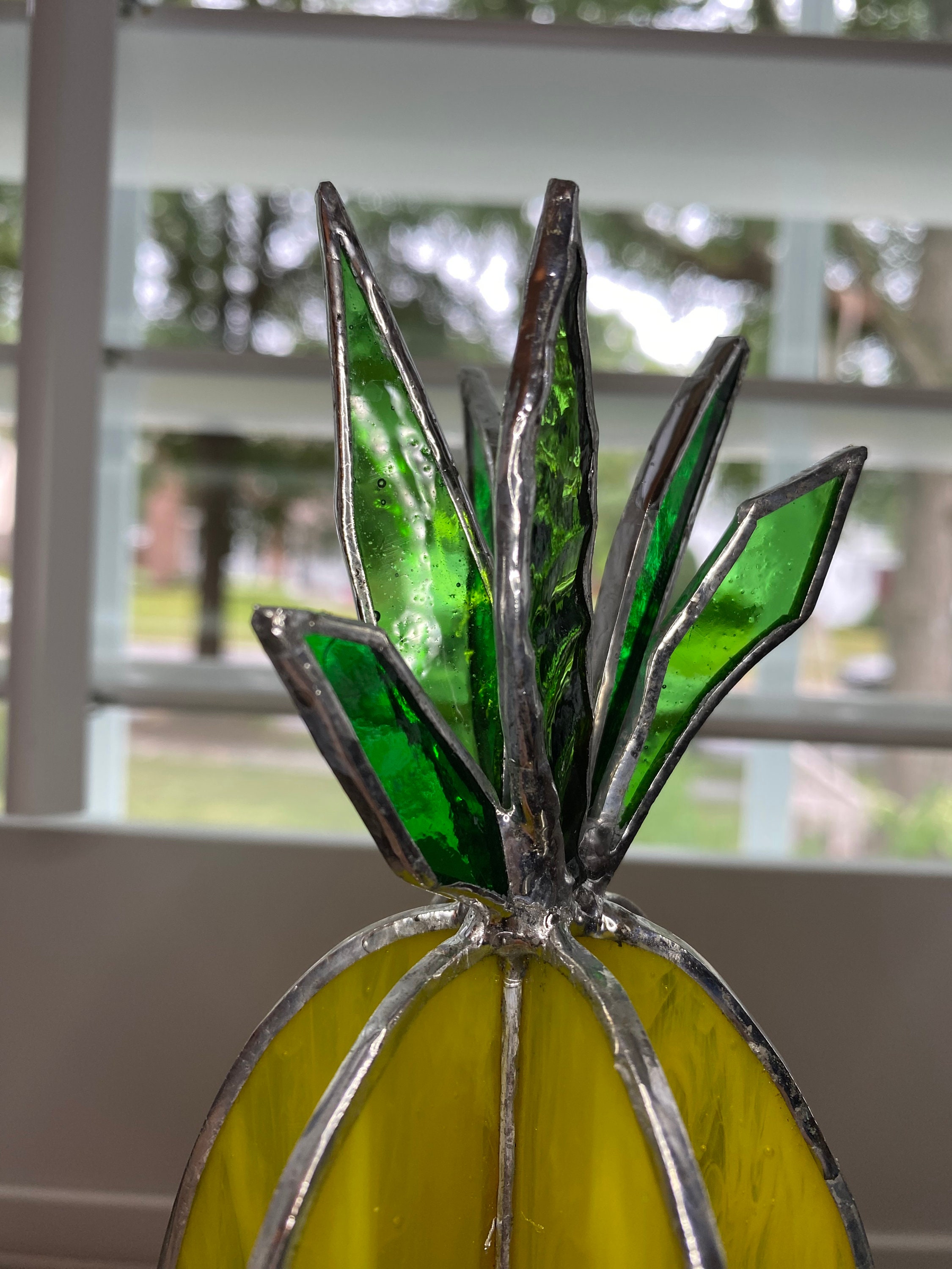3D Stained Glass Pineapple - Etsy