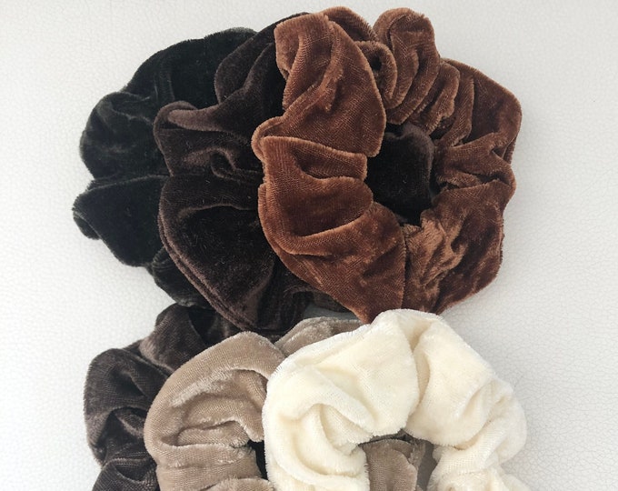 Scrunchy Set Velvet Scrunchie Pack for Women Small Scrunchie Hair ...