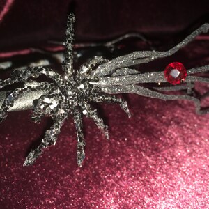 Spider Queen Crown, Halloween Headband, Black Widow and Bloody Red ...