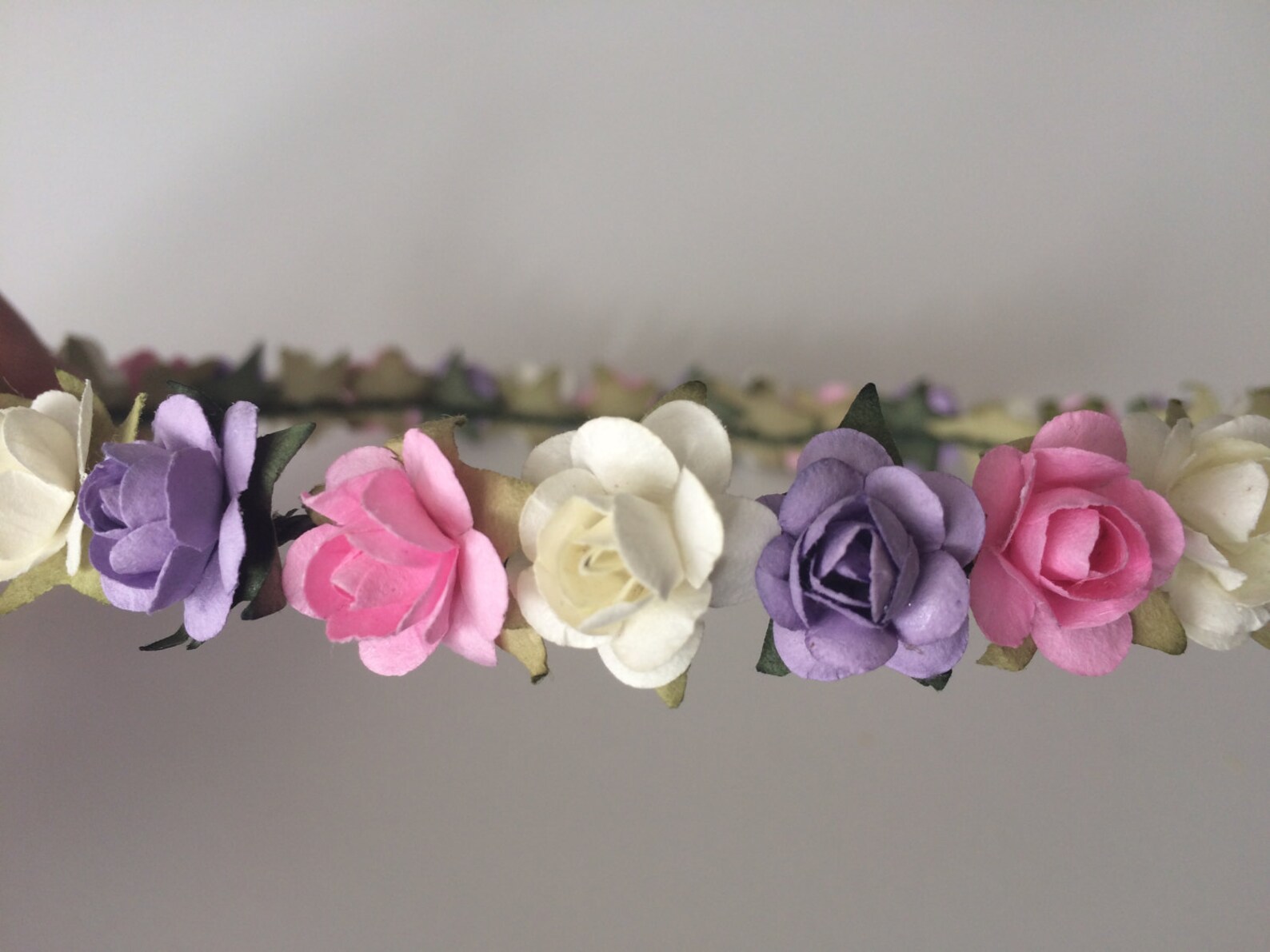 Easter Crown Flower Girl Crown Toddler Headband Pink Purple - Etsy