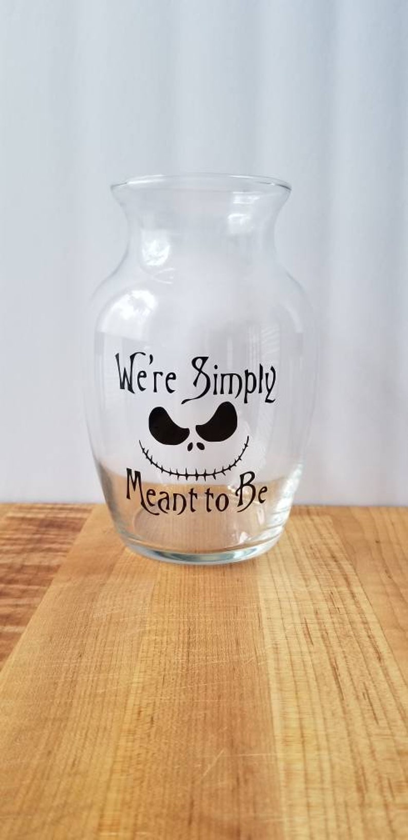 NBC ~ Jack Skellington ~ Custom Vase ~ Jack & Sally ~ Simply Meant to ...