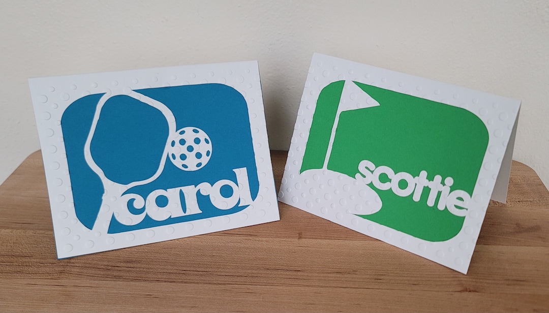 Golf Note Cards ~personalized Note Cards ~ Pickleball Notes ~ Custom ...