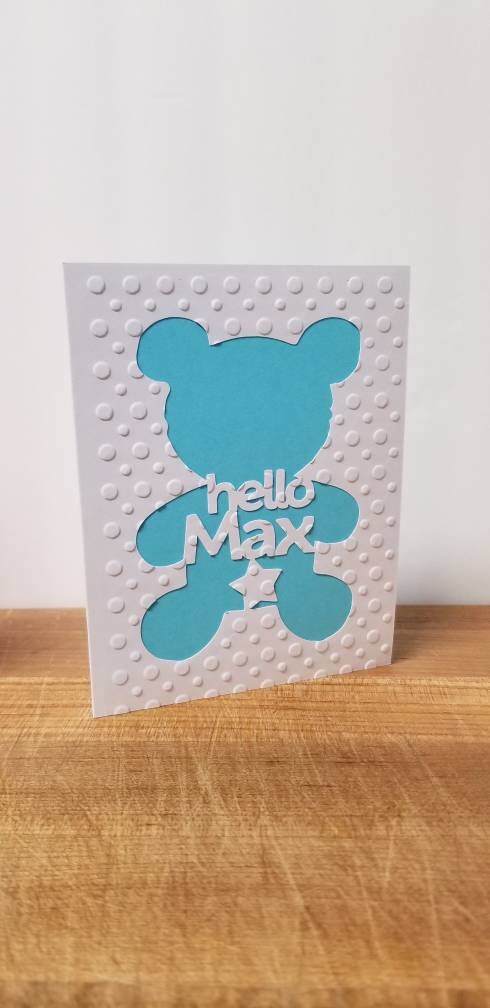 Personalized Baby Cards ~ Hello Baby ~ Welcome to the World ~ Newborn ...