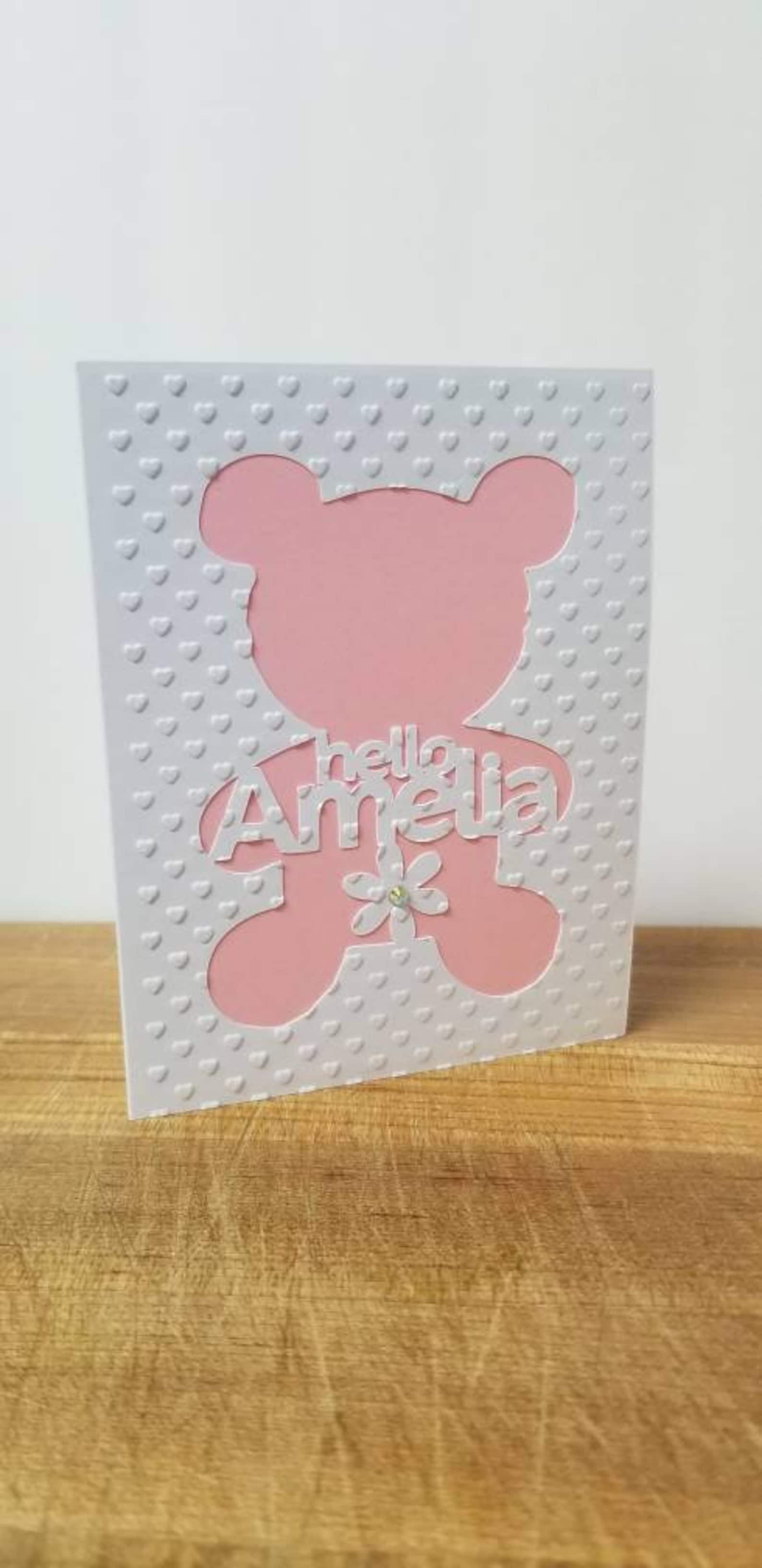 Personalized Baby Cards Hello Baby Welcome to the World | Etsy