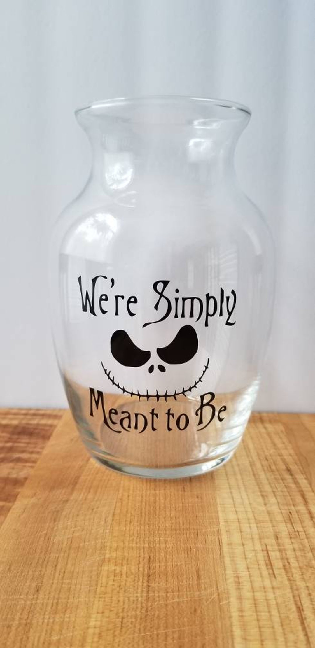 NBC ~ Jack Skellington ~ Custom Vase ~ Jack & Sally ~ Simply Meant to ...