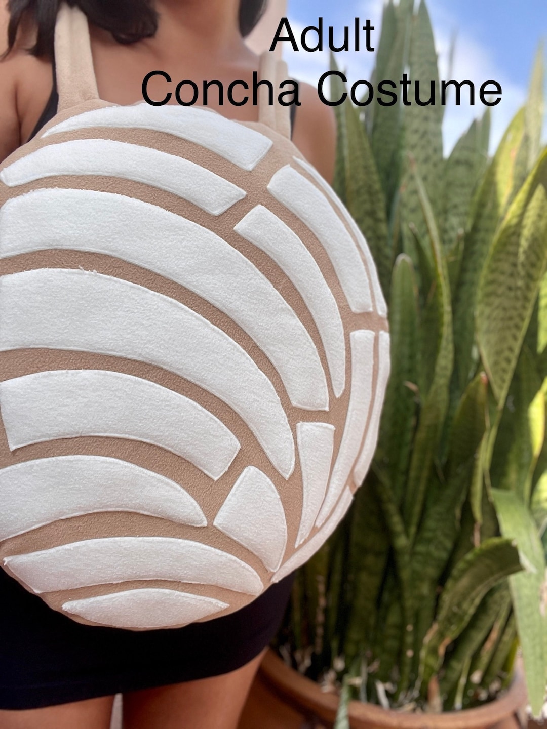 Adult Concha Pan Dulce Costume, Pan Dulce Costume, Concha Costume ...