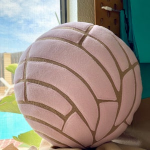 Pan Dulce Pink Concha Pillow, Concha Pillow up to 20", Mexican Food ...