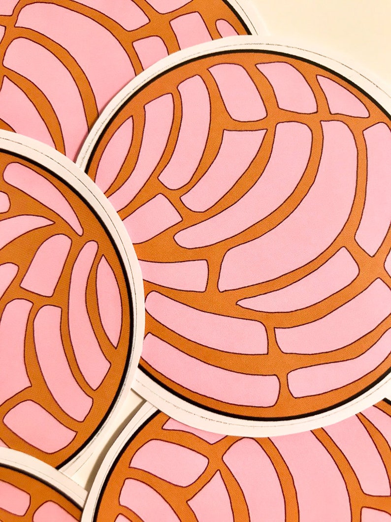 Concha Sticker Concha Pan Dulce Stickers Mexican Sticker - Etsy