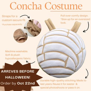 Concha Kids Costume, Concha Pan Costume, Concha Pandulce, Concha Pan ...