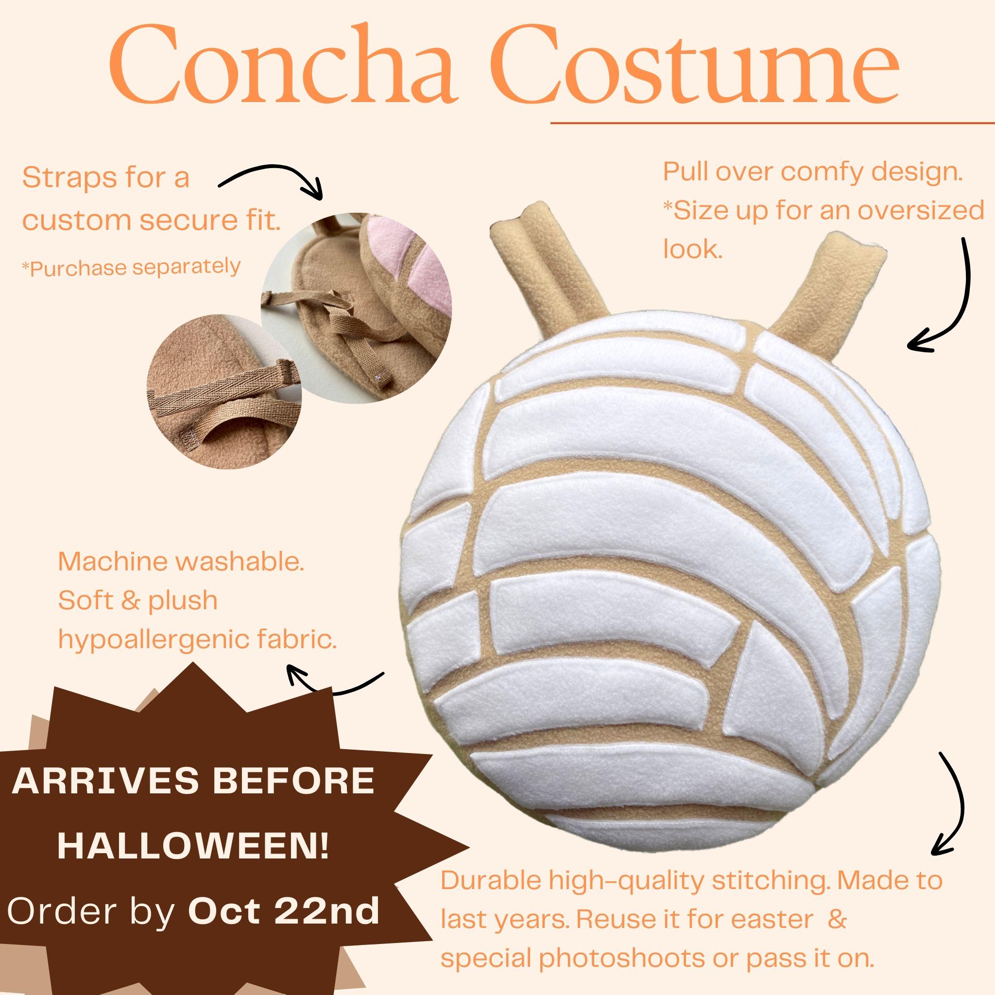 Concha Kids Costume, Concha Pan Costume, Concha Pandulce, Concha Pan ...