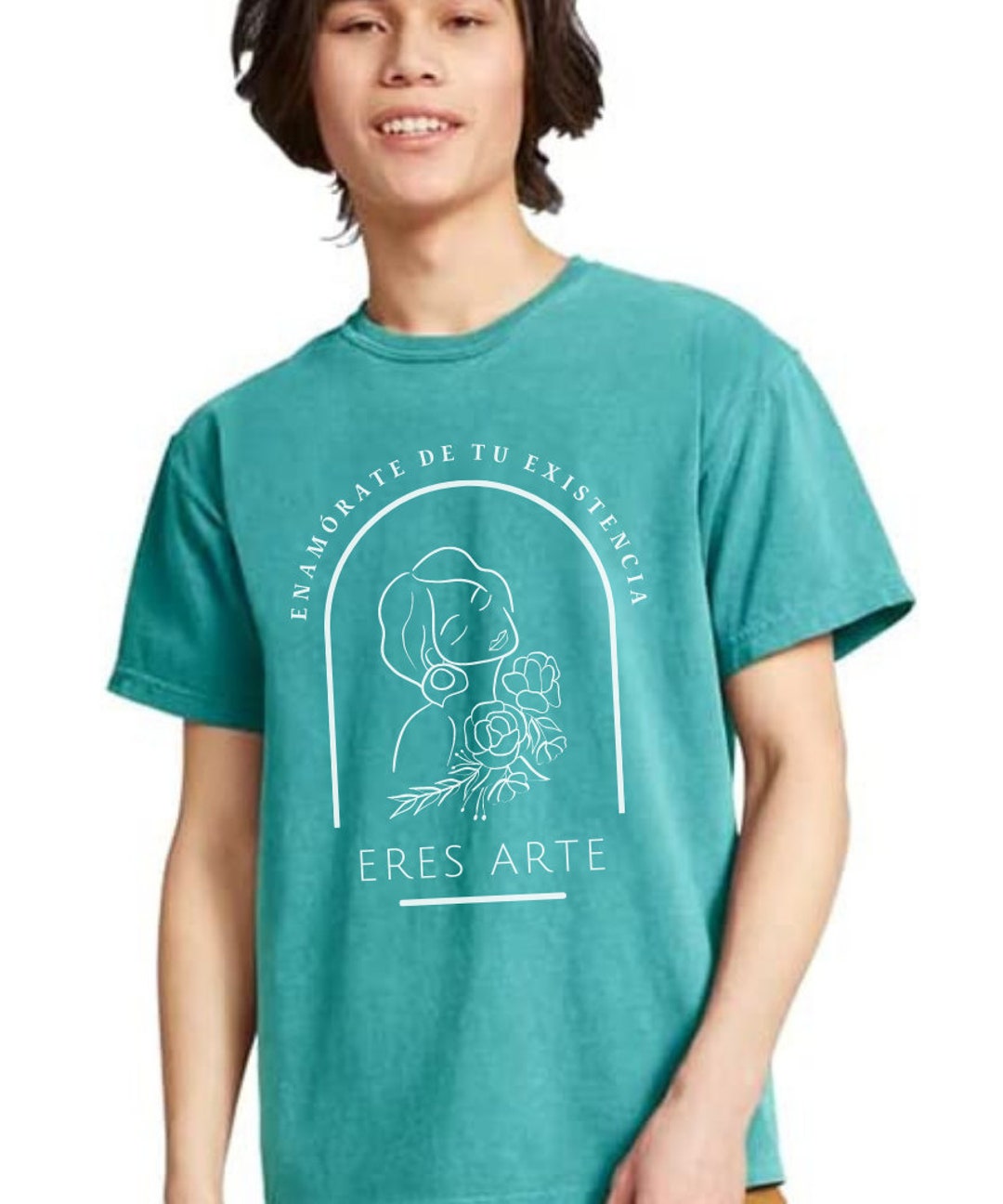 Eres Arte Enamorate De Tu Existencia Oversized Tee Shirt - Etsy
