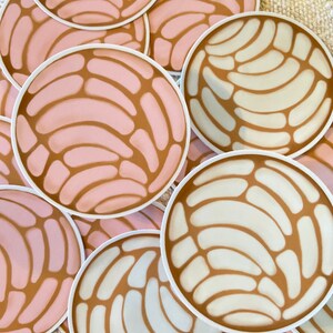 Pink Concha Pan Sticker. Pan Dulce Sticker, Concha Pan Sticker, Mexican ...