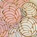 Pink Concha Pan Sticker. Pan Dulce Sticker, Concha Pan Sticker, Mexican ...