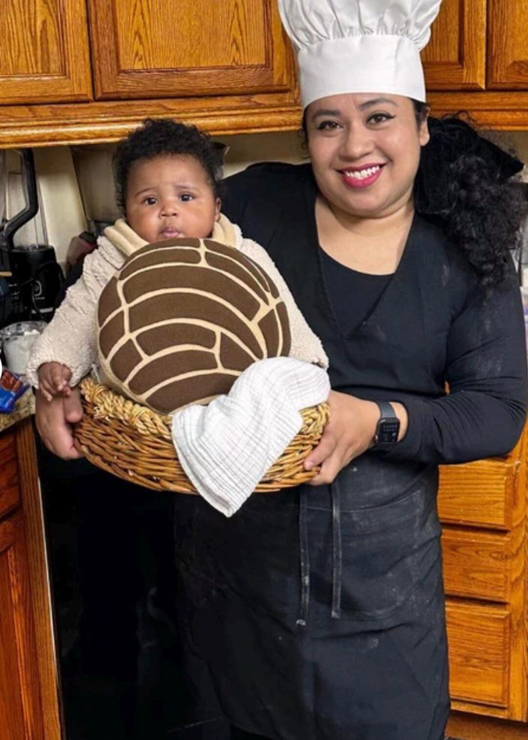 BROWN Concha Kid Costume, Concha Pan Costume, Concha Pandulce, Concha ...