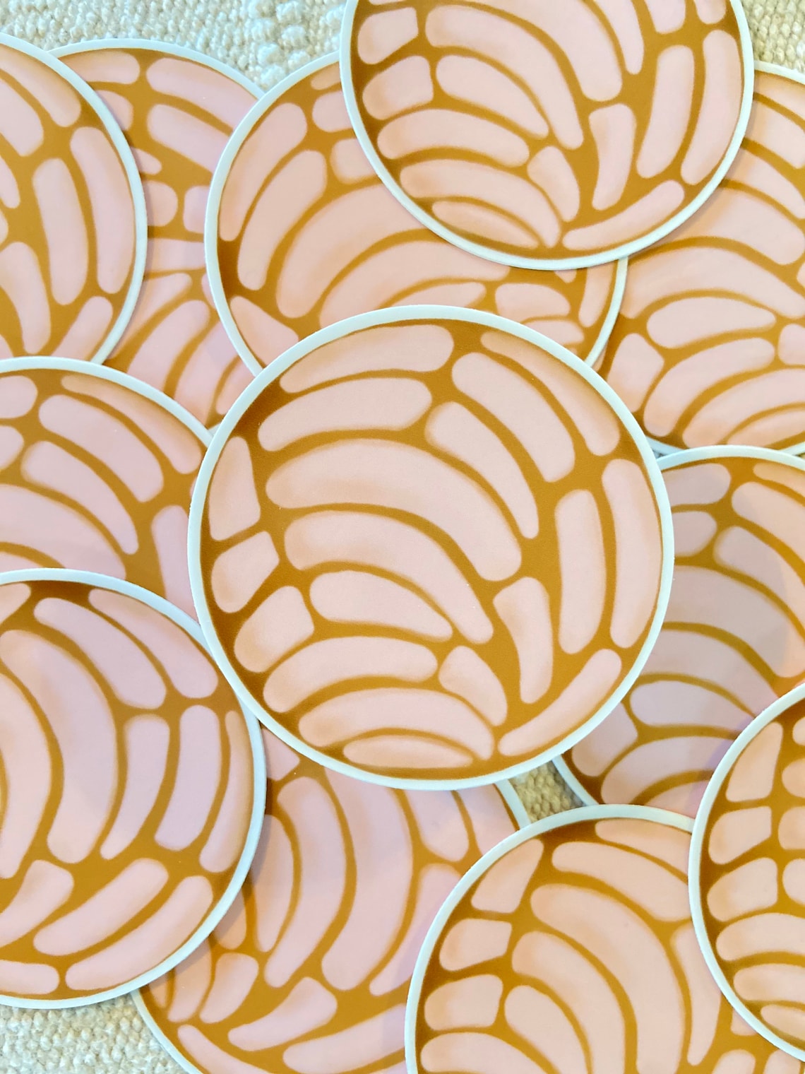 Pink Concha Pan Sticker. Pan Dulce Sticker Concha Pan - Etsy