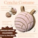 Concha Kids Costume, Concha Pan Costume, Concha Pandulce, Concha Pan ...