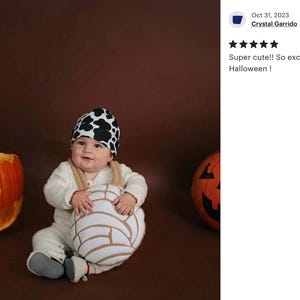 WHITE Concha Kid Costume, Concha Pan Costume, Concha Pandulce, Concha ...