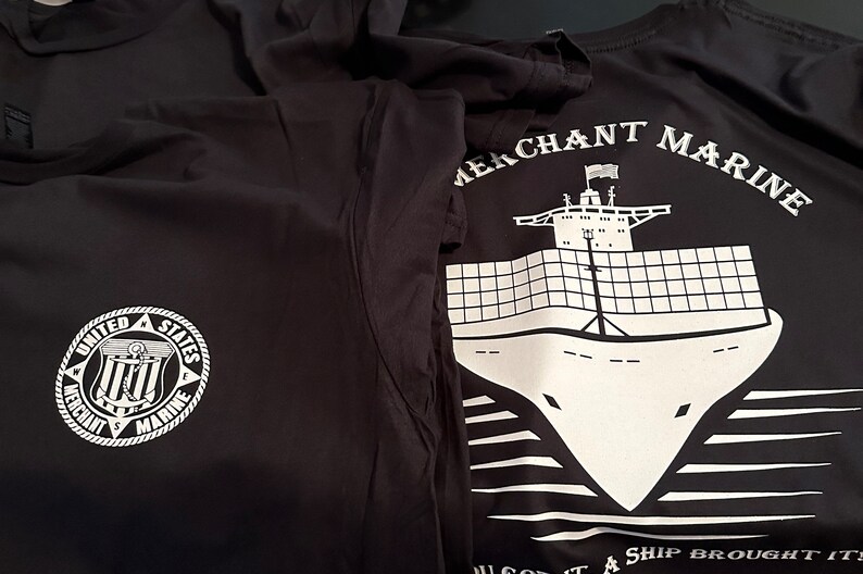 Handmade in America Merchant Marine T-shirt Patriotic Nautical Apparel ...