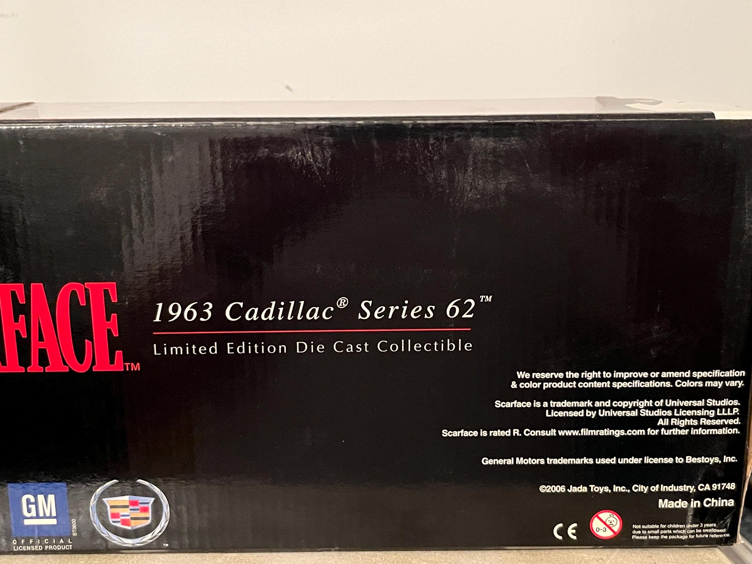 VINTAGE CADILLAC MODEL Car Scarface Pachino 1963 Coupe Deville ...
