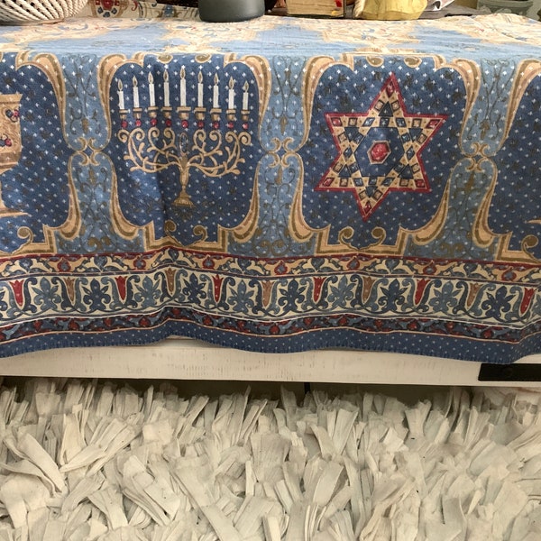 Shabbat Tablecloth - Etsy