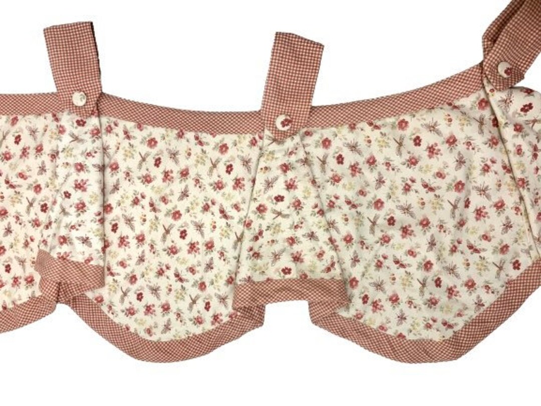 One Vintage Waverly Home Classic Flea Market Parchment Clarissa Window ...