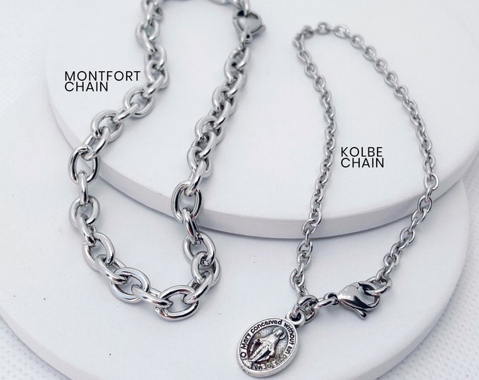 Chain of Mary Marian Consecration Bracelet Antique Bronze Miraculous ...