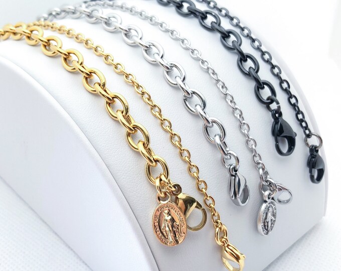 Chain of Mary Marian Consecration Bracelet Antique Bronze Miraculous ...