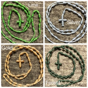 PETITE Handmade Knotted Rosaries - Etsy
