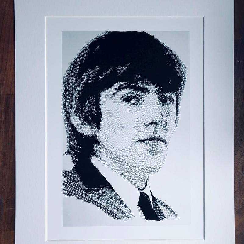 George Harrison Poster - Etsy