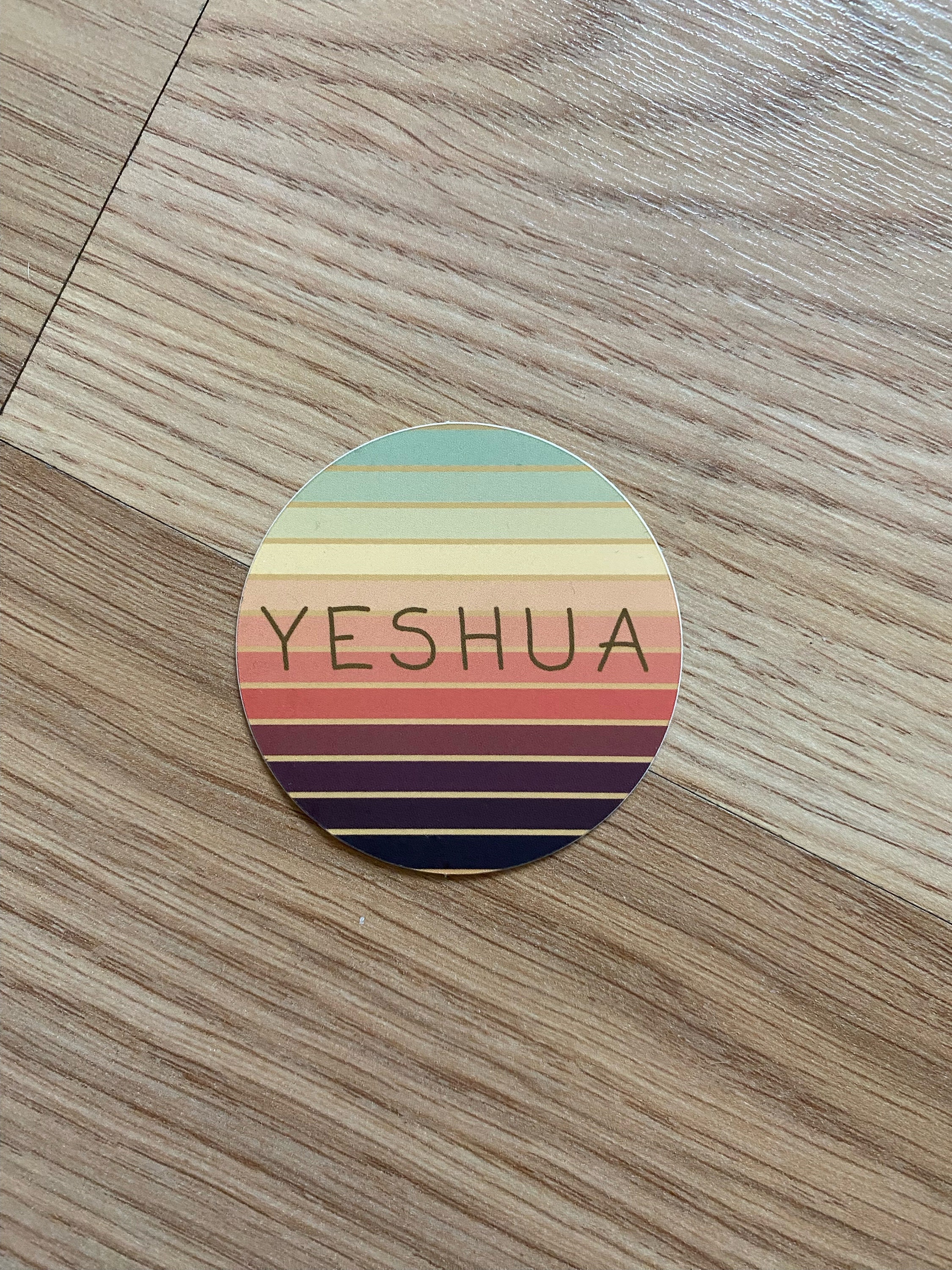 Yeshua Sticker, Jesus Sticker, Bible Sticker, Tumbler Sticker - Etsy