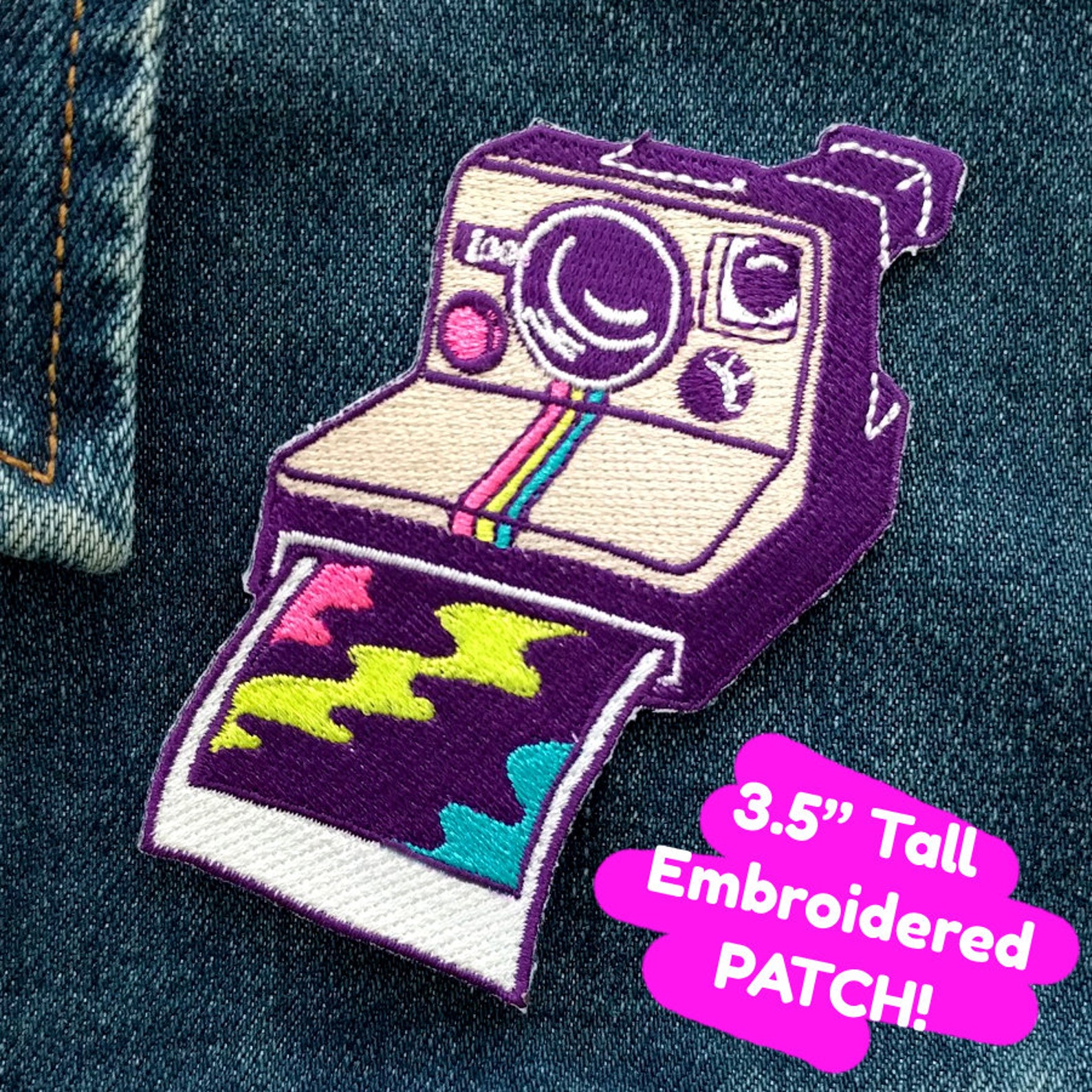 Camera Iron-on Patch - Etsy