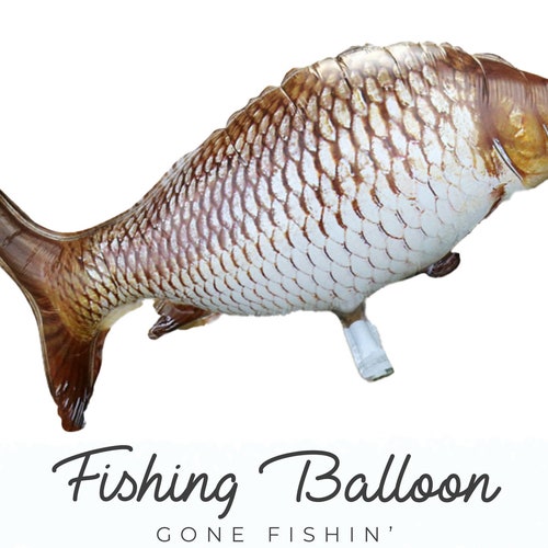 Fishing Balloon 19 Bass Fish Trout Gone Fishing - Etsy