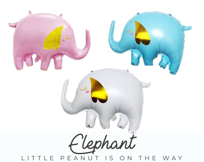 Mini elefante con trompa para sujetar globos | Decoraciones De Fiesta ...