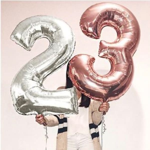Big Number Balloons - Etsy