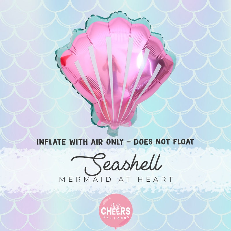 Mermaid Seashell Balloon - Etsy