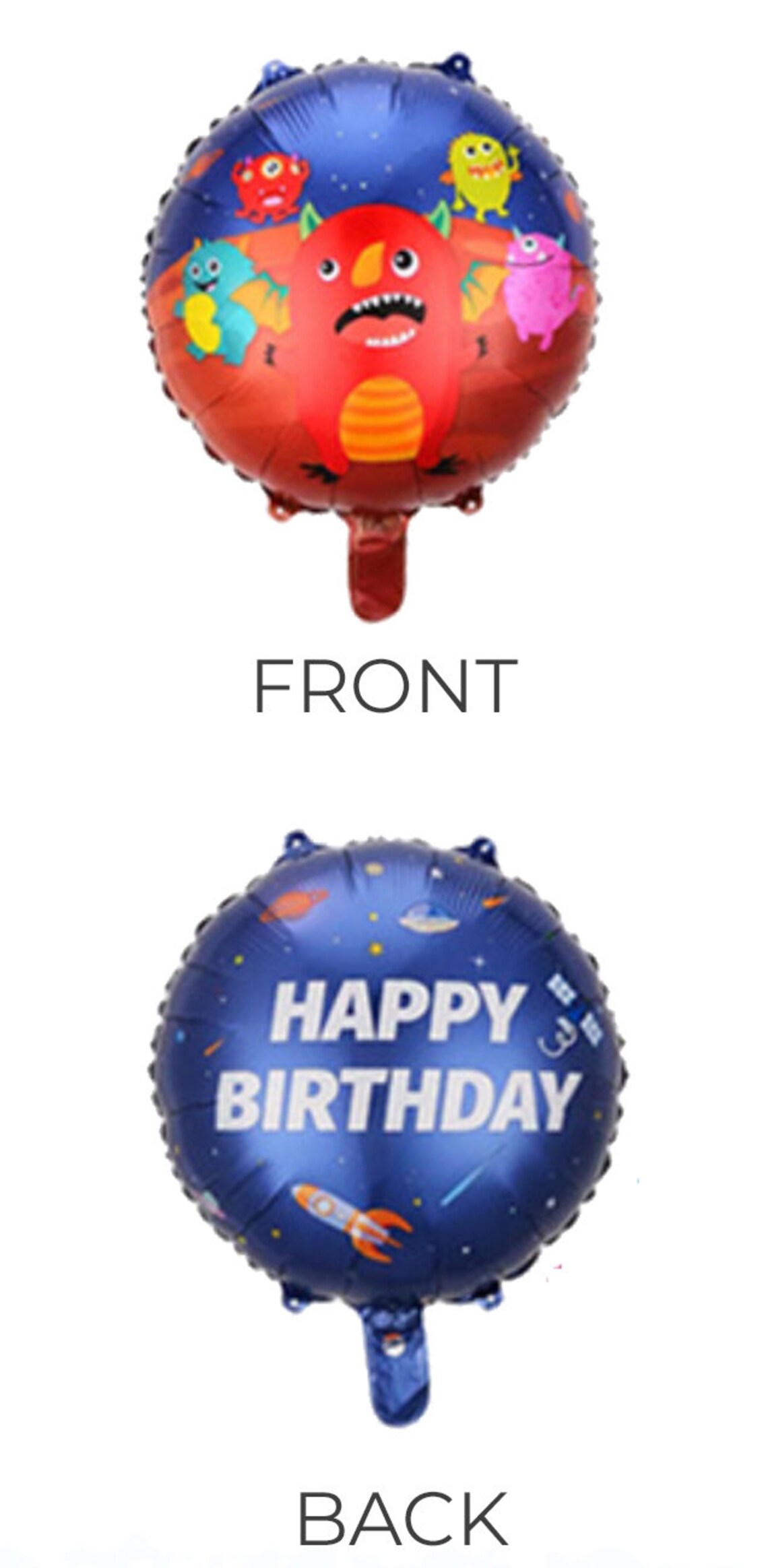 Little Cute Monster Balloon 30 Funny Silly Monster Alien - Etsy