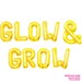 16 GOLD Letter/number Balloons Create Your Balloon Banner Gold Foil ...