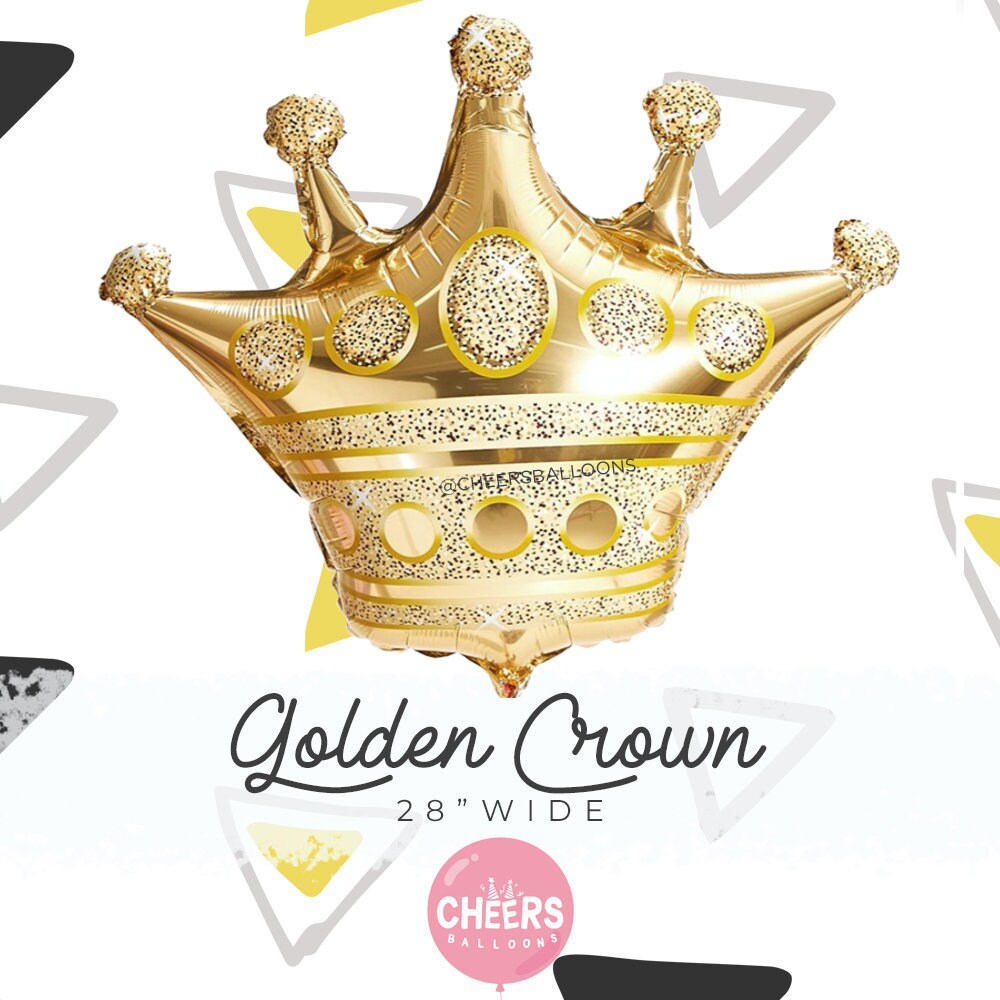 Golden Crown Party Balloon Balloon Bouquet || Party Decor/mothers Day ...