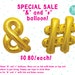16 GOLD Letter/number Balloons Create Your Balloon Banner Gold Foil ...