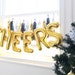 16 GOLD Letter/number Balloons Create Your Balloon Banner Gold Foil ...